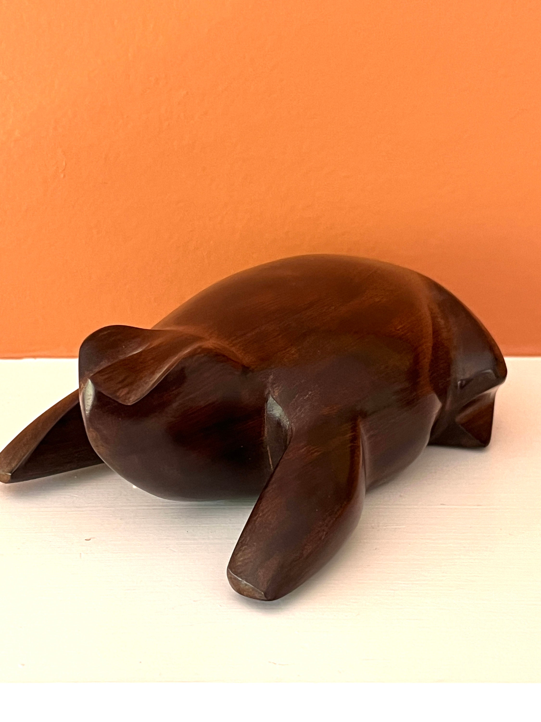 Indigenous Ironwood Frog Hand Carved Seri Indian Tribe Sonora Mexico ...