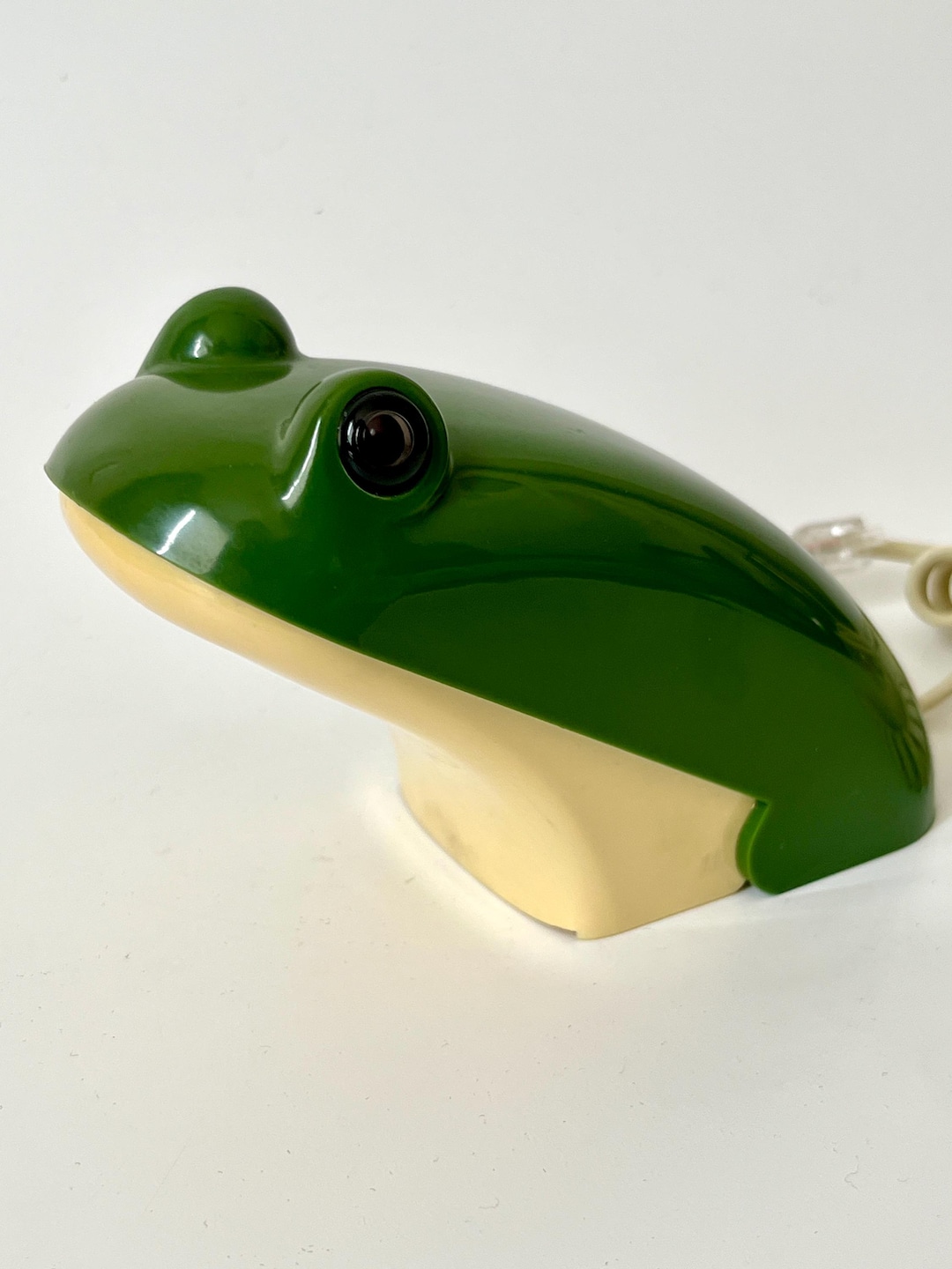 Retro 1980s Frog Novelty Landline Phone Telephone Chirps and Eyes Light ...