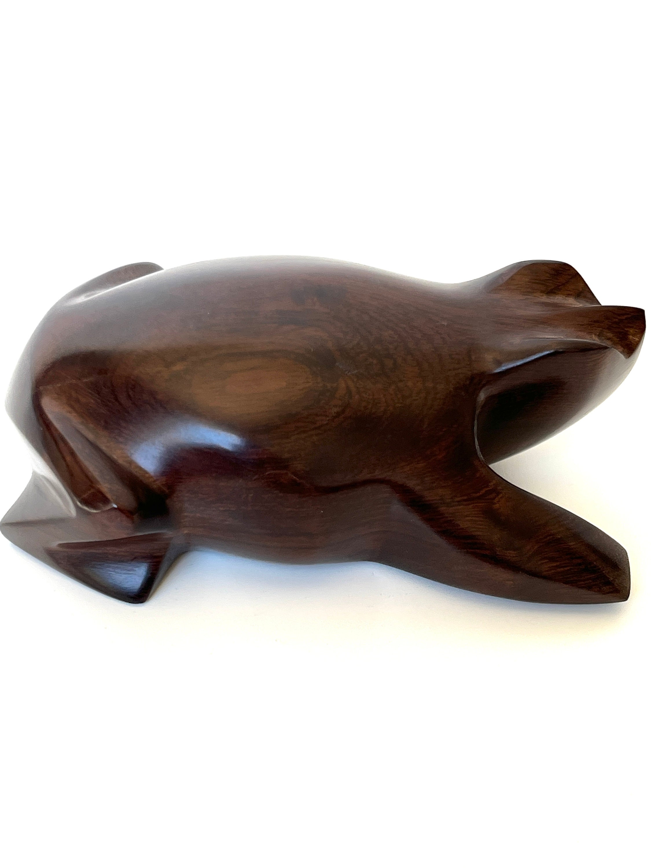 Indigenous Ironwood Frog Hand Carved Seri Indian Tribe Sonora Mexico ...