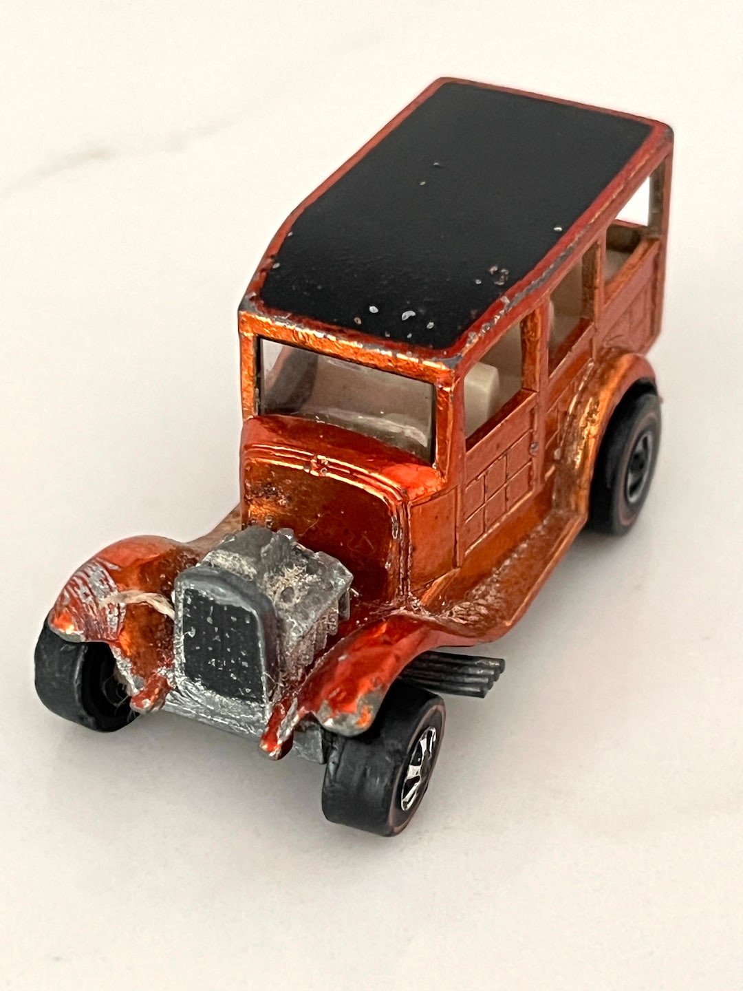 Hot Wheels Spectraflame Orange Classic '31 Ford Woody Redline USA ...