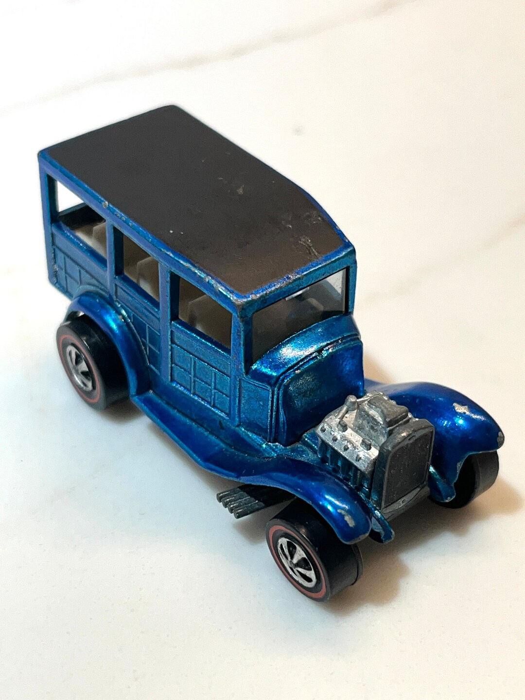 Spectraflame Blue Hot Wheels Classic '31 Ford Woody 1968 USA Redline ...