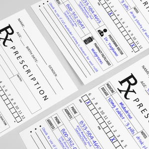 Prescription Tracker, RX, Medication Tracker, Medicine Tracker ...