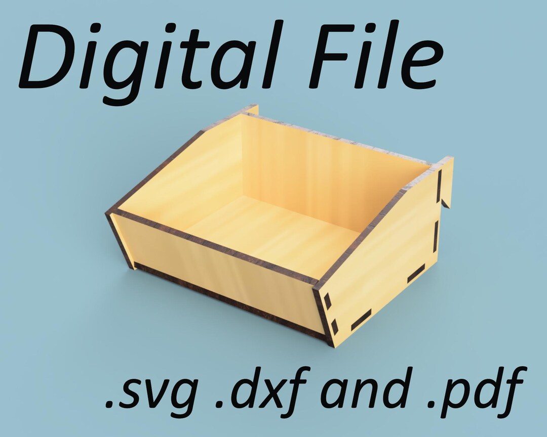 DIY Medium Box Template | Sorting Box Storage Box | French Cleat | CNC ...