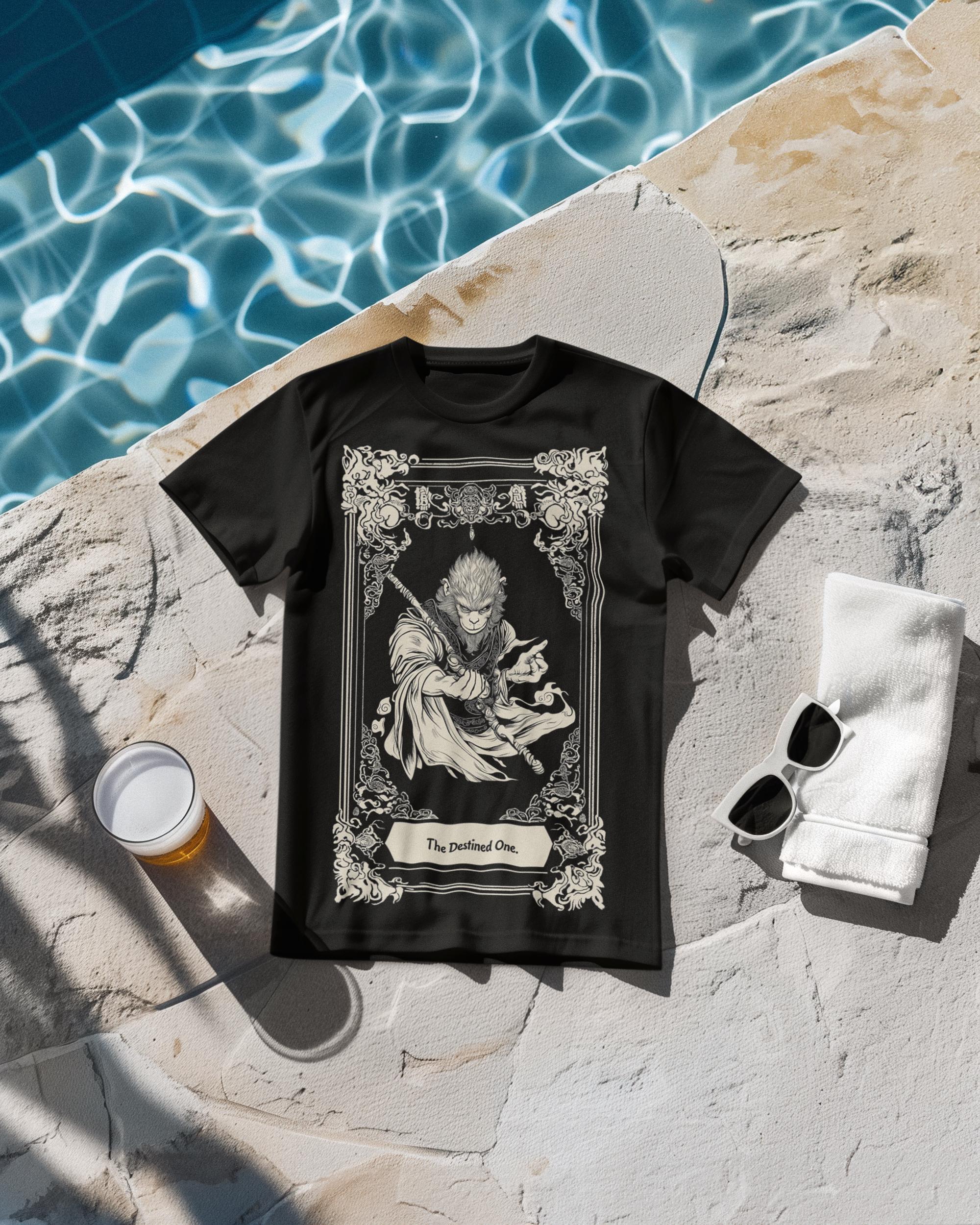 Black Myth Wukong Shirt Journey to the West Gamer Tee Chinese Mythology ...