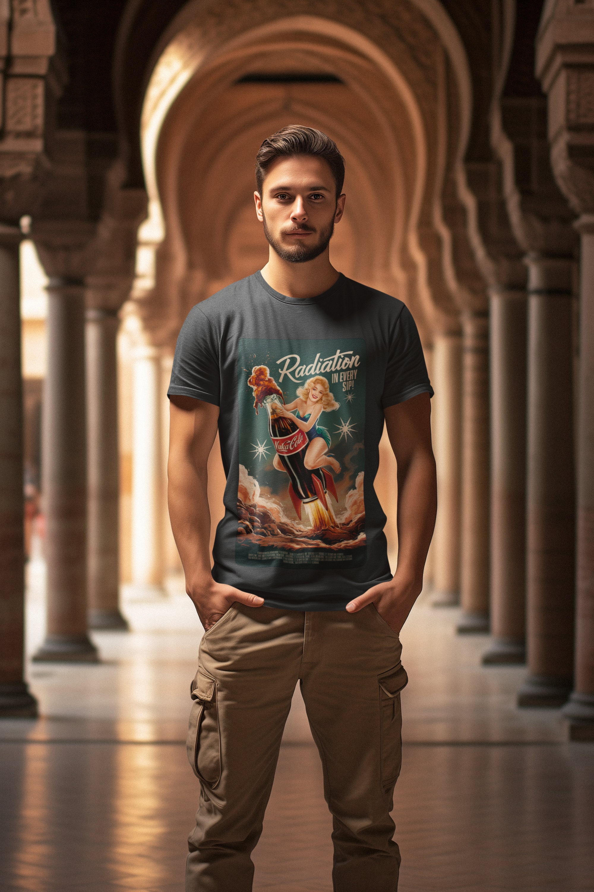 Fallout Nuka-cola Tee, Retro Gaming Appeal, Perfect Gift for Fans ...