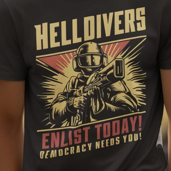 Helldivers Merch - Etsy