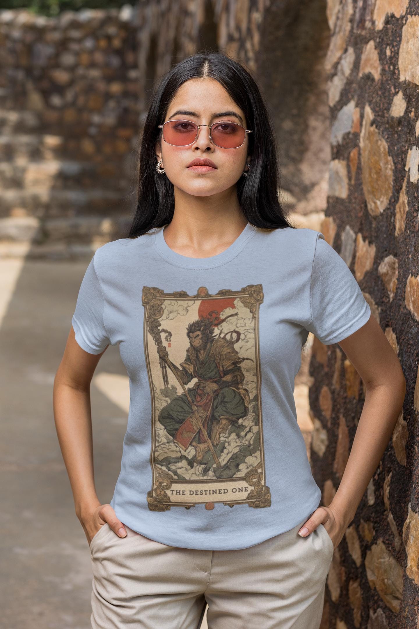 Black Myth Wukong Shirt the Destined One Journey to the West Tee Sun ...