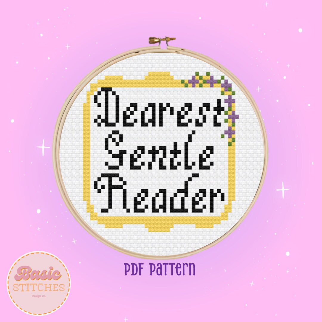 Bridgerton Inspired Cross Stitch Pattern - Learn to Cross Stitch ...