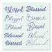 Blessed - Script Font Bundle, 10 Options, Svg, Eps, Pdf, Vinyl Cutter ...