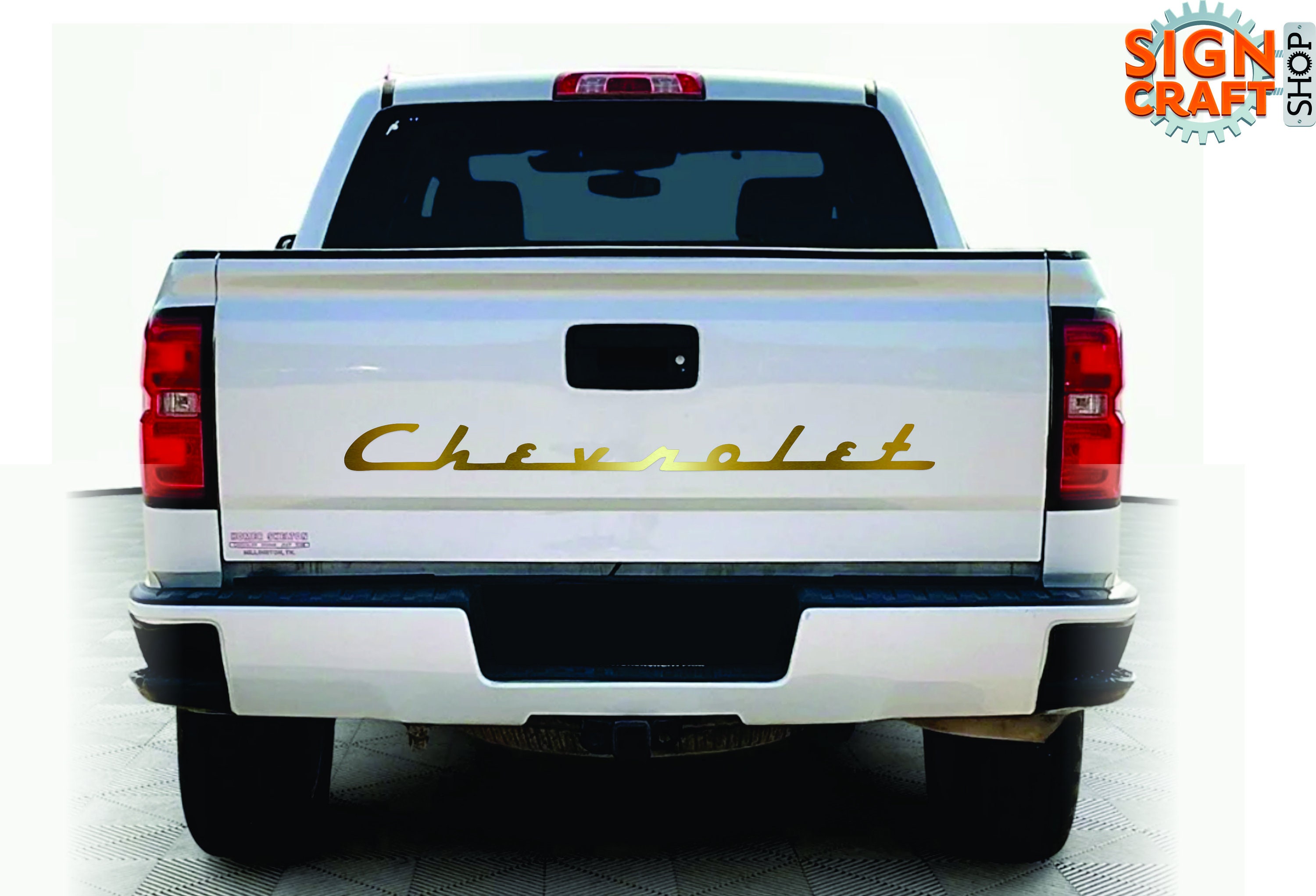 Vintage Chevrolet Decal for Silverado Pickup Truck | Retro Style Vinyl ...
