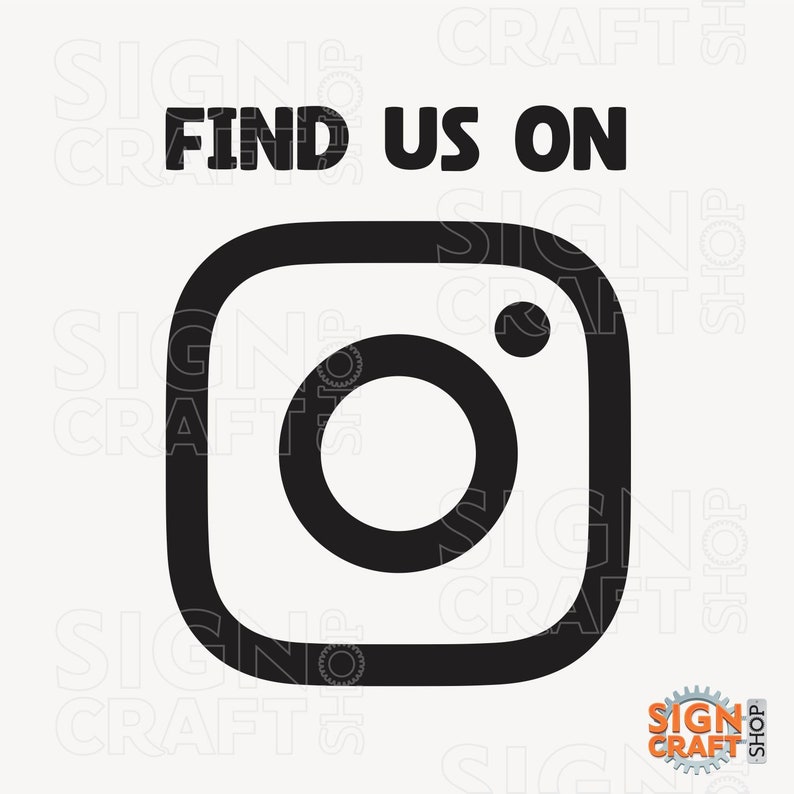 Instagram Logo, Social Media Sticker File (svg, Png, Pdf, Eps) - Etsy