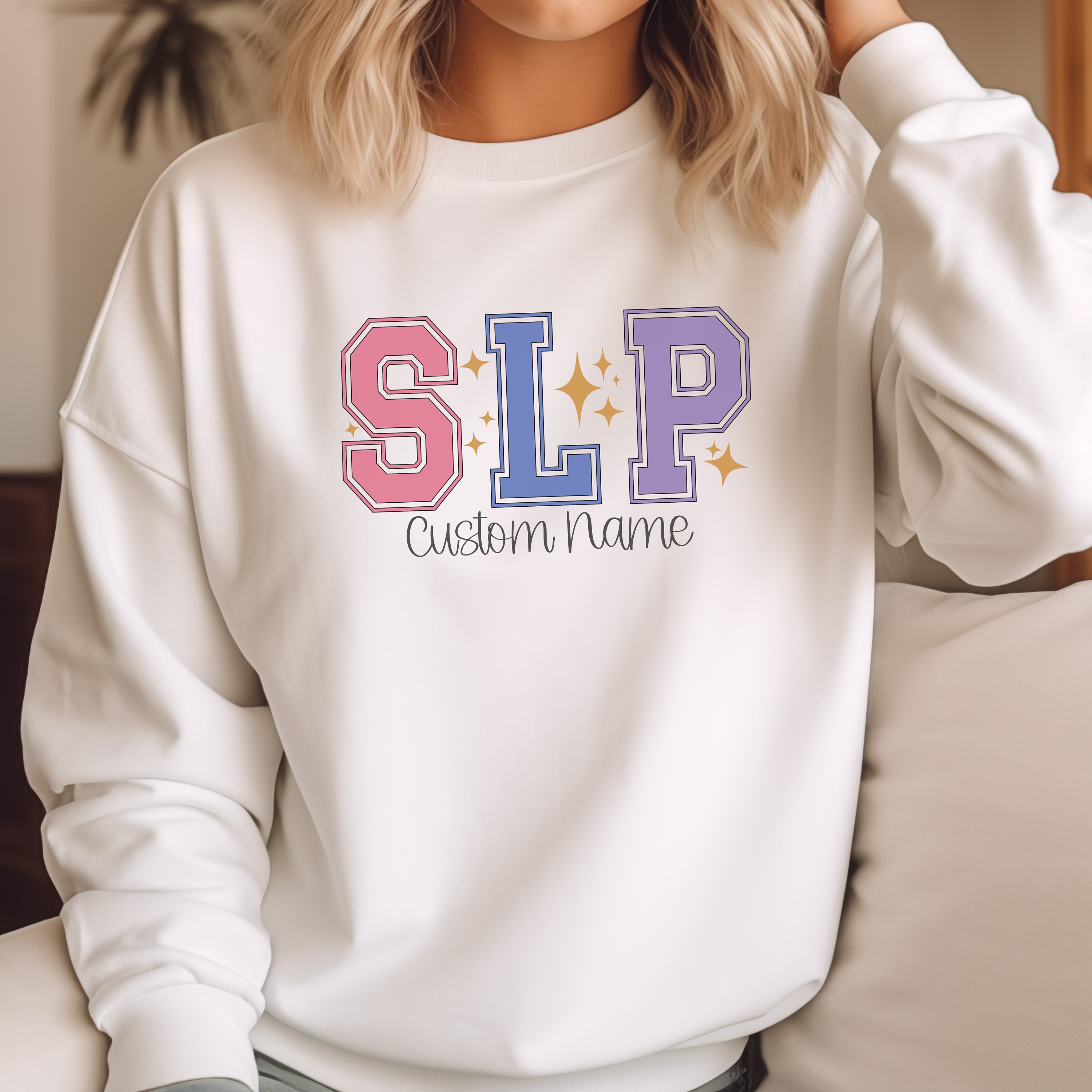 Personalized Speech Language Pathologist Sweatshirt, Custom SLP ...