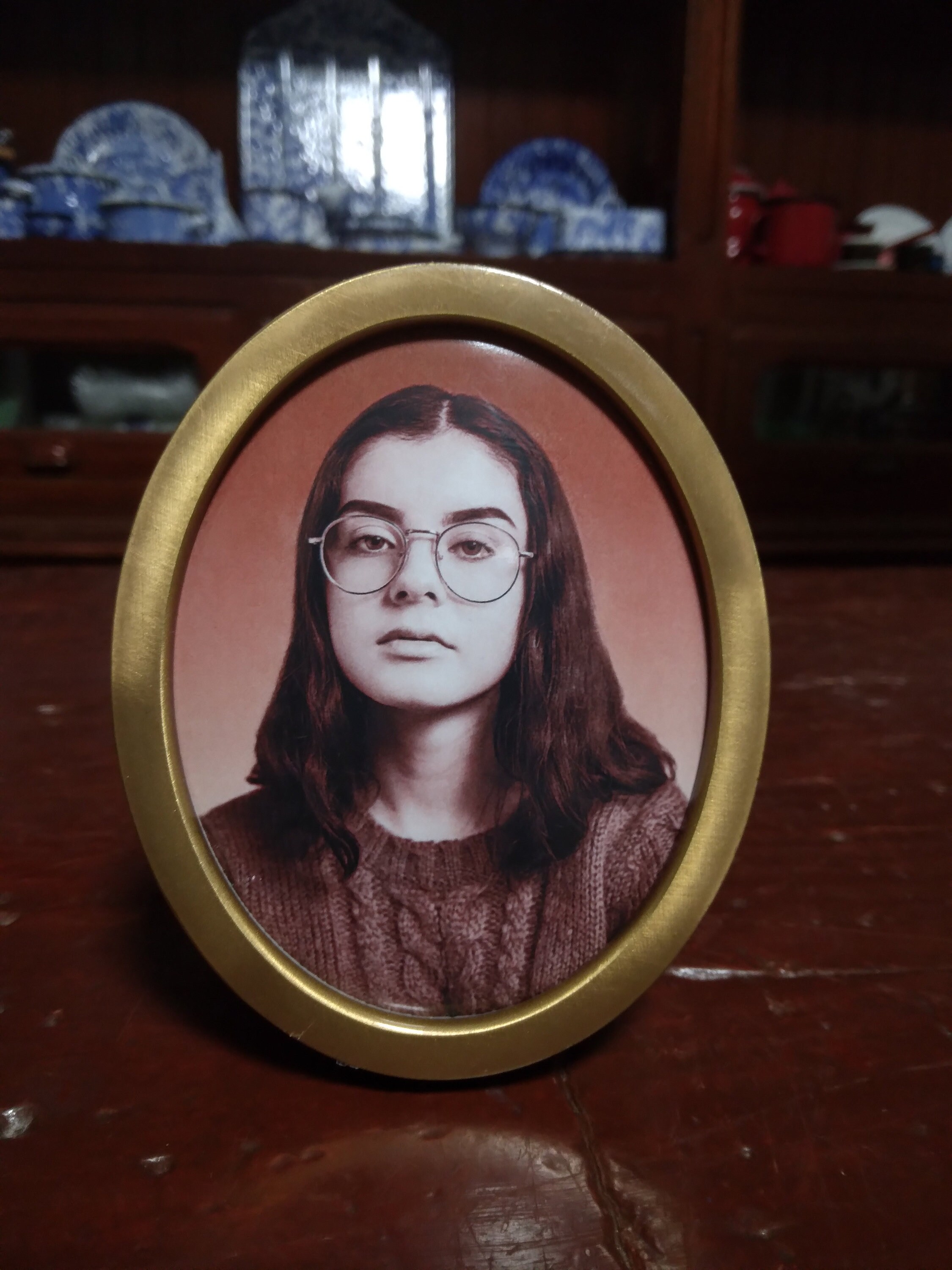 Photoceramic Frames, Finish: Bronze, Gold, Chrome, Oval Ceramic ...