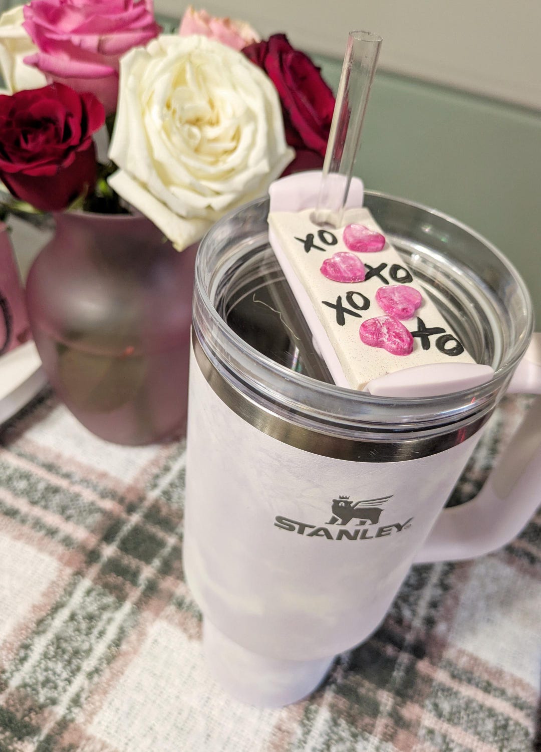 Valentines Topper | Tumbler Topper 40 Oz| XOXO Cup Accessories| Hearts ...