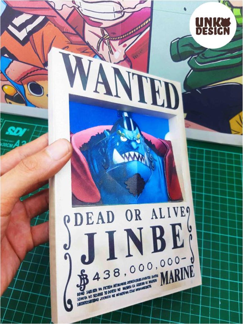 3D Papercraft Pirate Bounty Posters | DIY Layered Paper Art, PDF ...