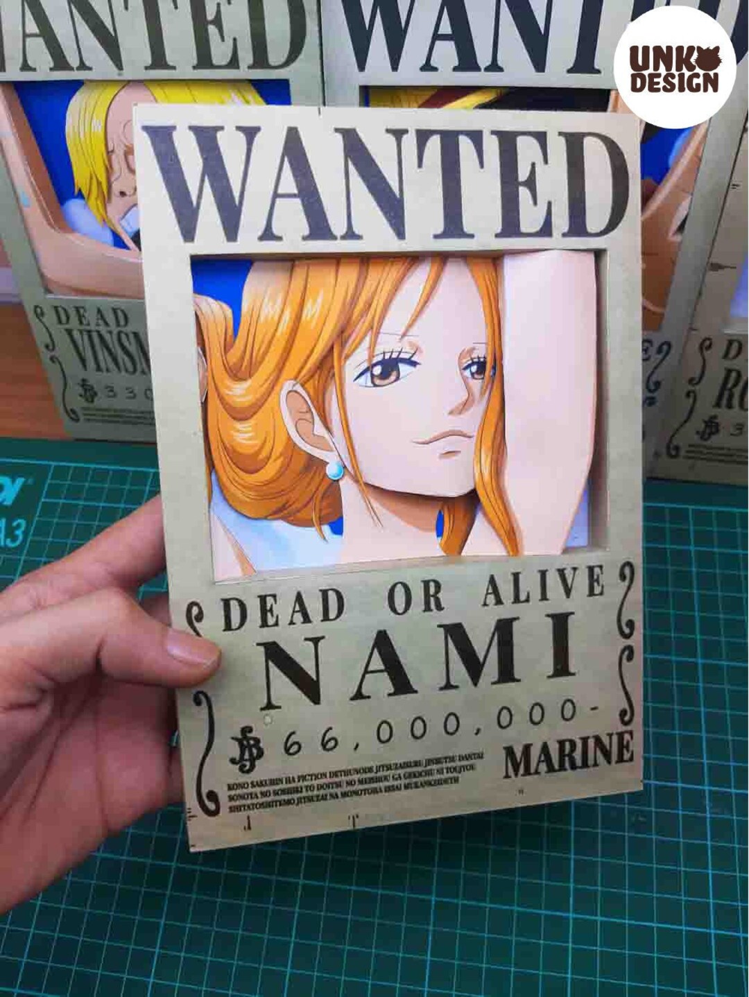 Papercraft NAMI 3D Painting, PDF Format Includes Video Tutorial, Super ...