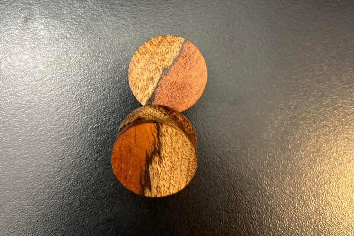 Mahogany Wood Plugs - Etsy