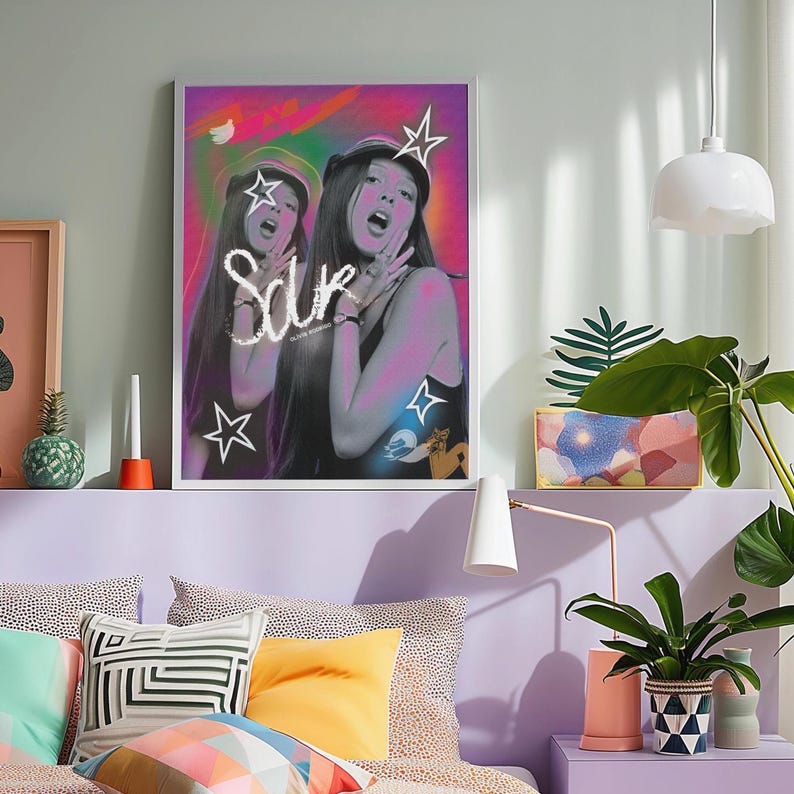 Olivia Rodrigo Music Poster Digital Download Print Wall Decor Celebrity ...