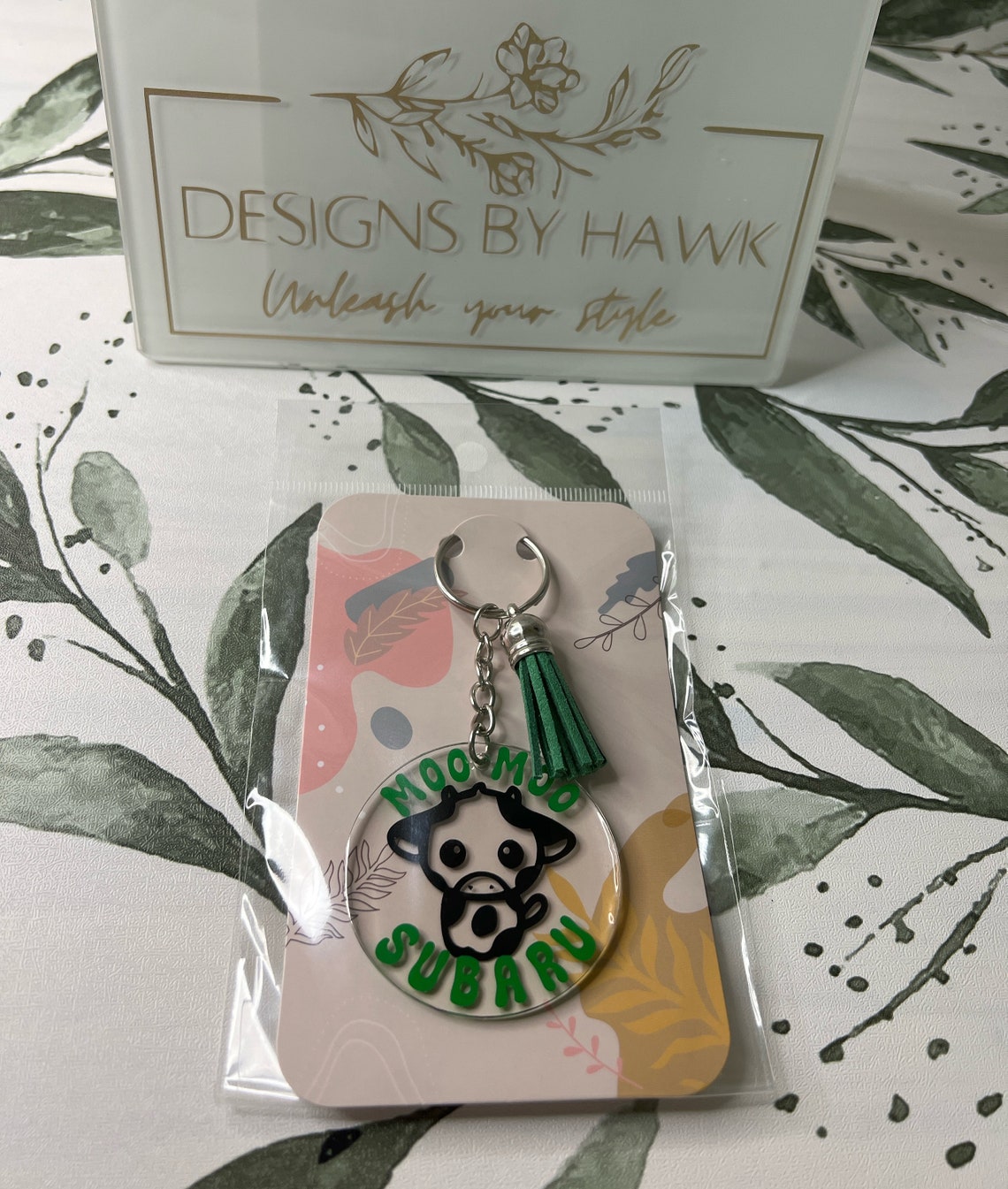 Moo Moo Subaru Keychain Personalized Gifts for Her - Etsy