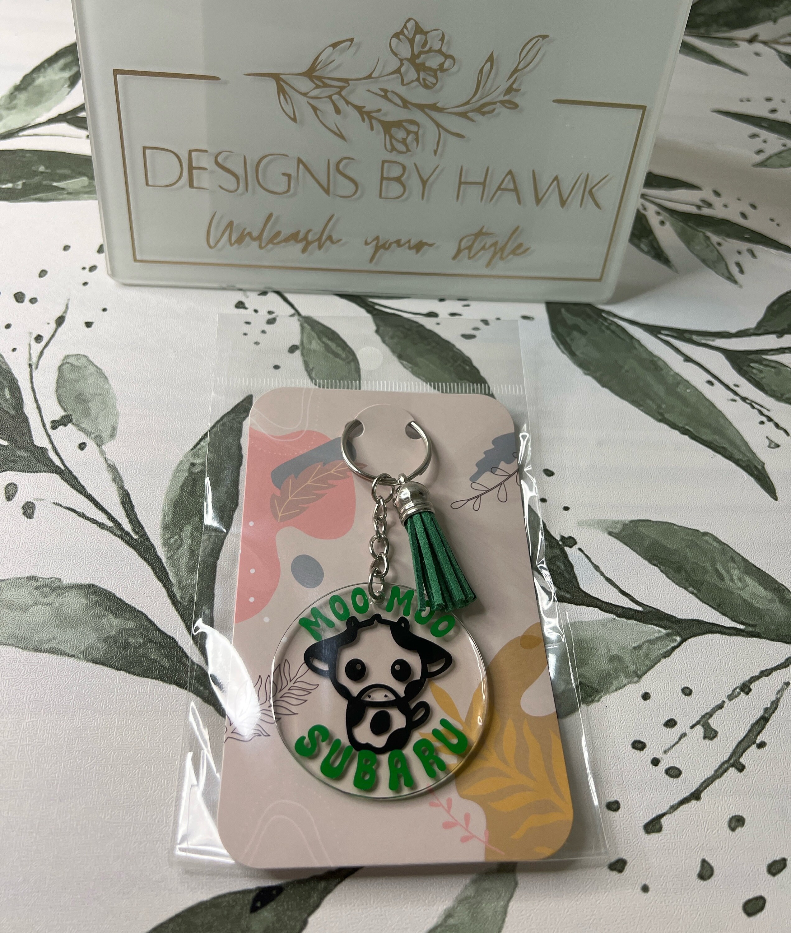 Moo Moo Subaru Keychain Personalized Gifts for Her - Etsy