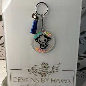 Moo Moo Subaru Keychain Personalized Gifts for Her - Etsy