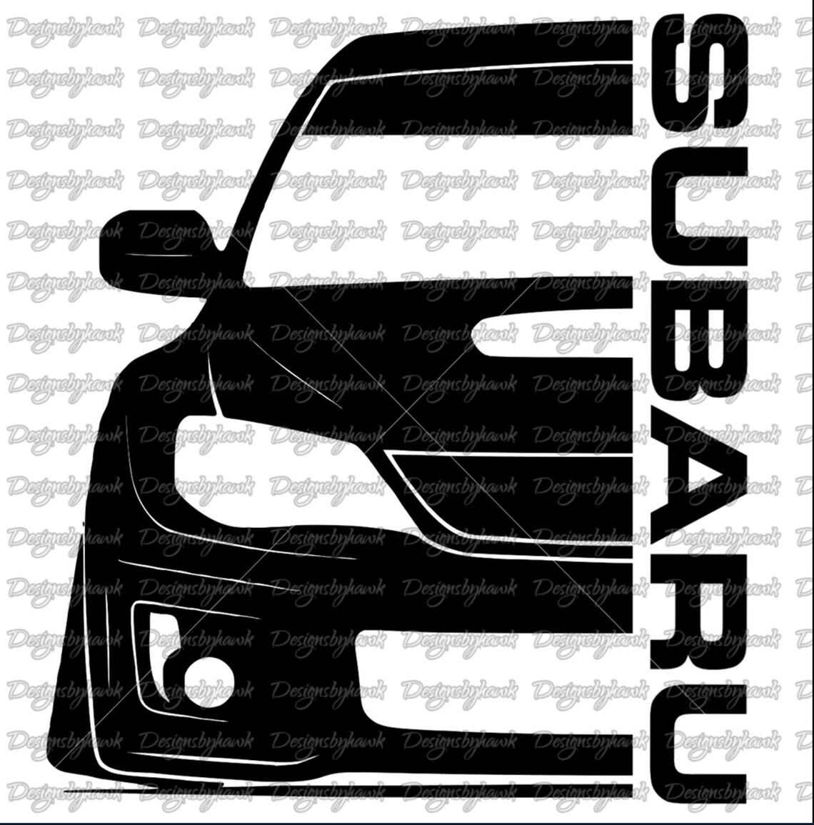 Awesome Subaru Wrx/sti SVG – Custom Car Logo SVG File – Perfect for ...