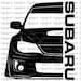 Subaru WRX/STI SVG: Custom Car Logo for Decals, T-shirts (digital ...