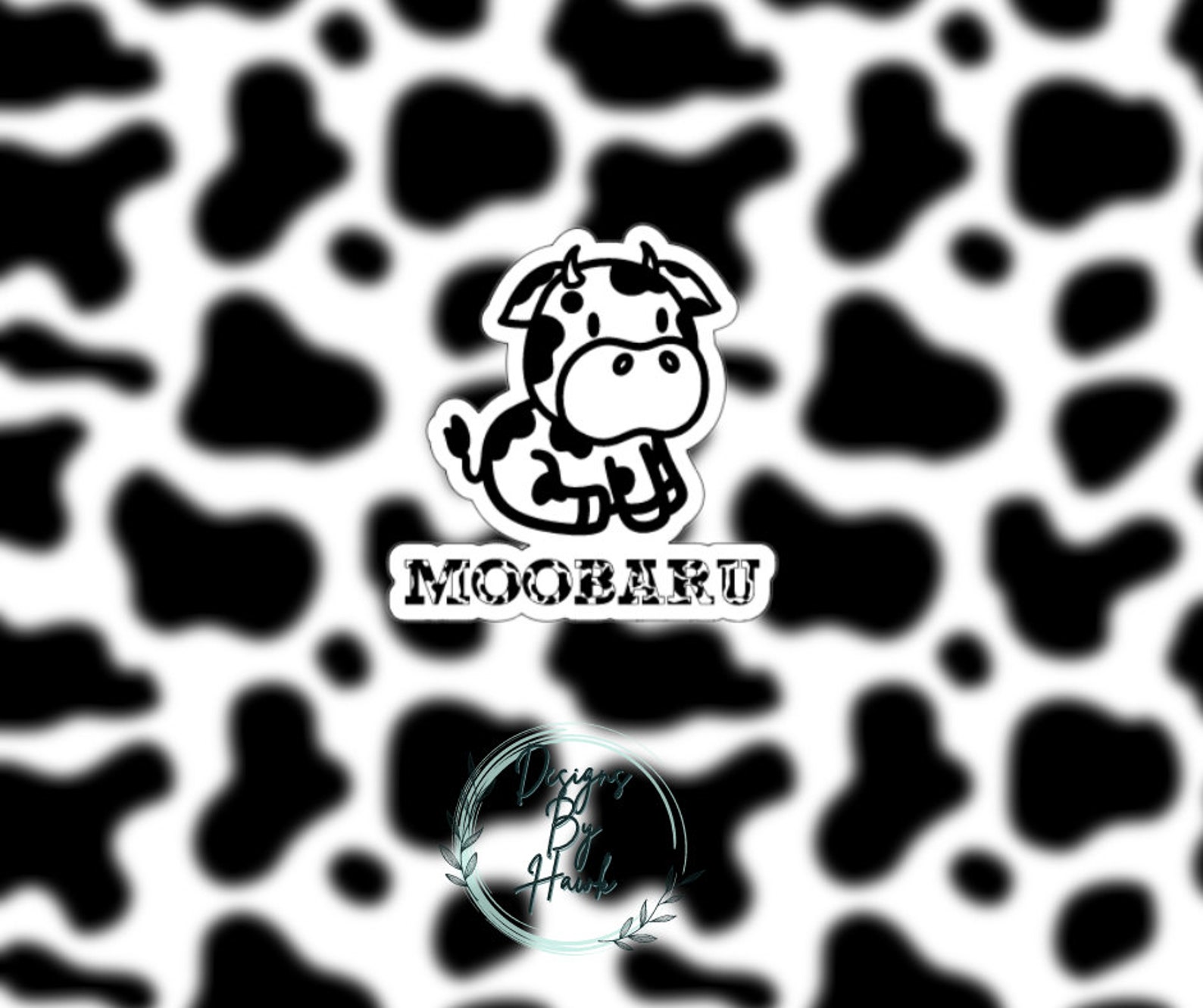 Moo Moo Subaru Stickers Moobaru - Etsy
