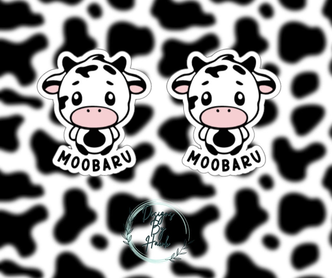 Adorable Moo Moo Subaru Stickers - Etsy