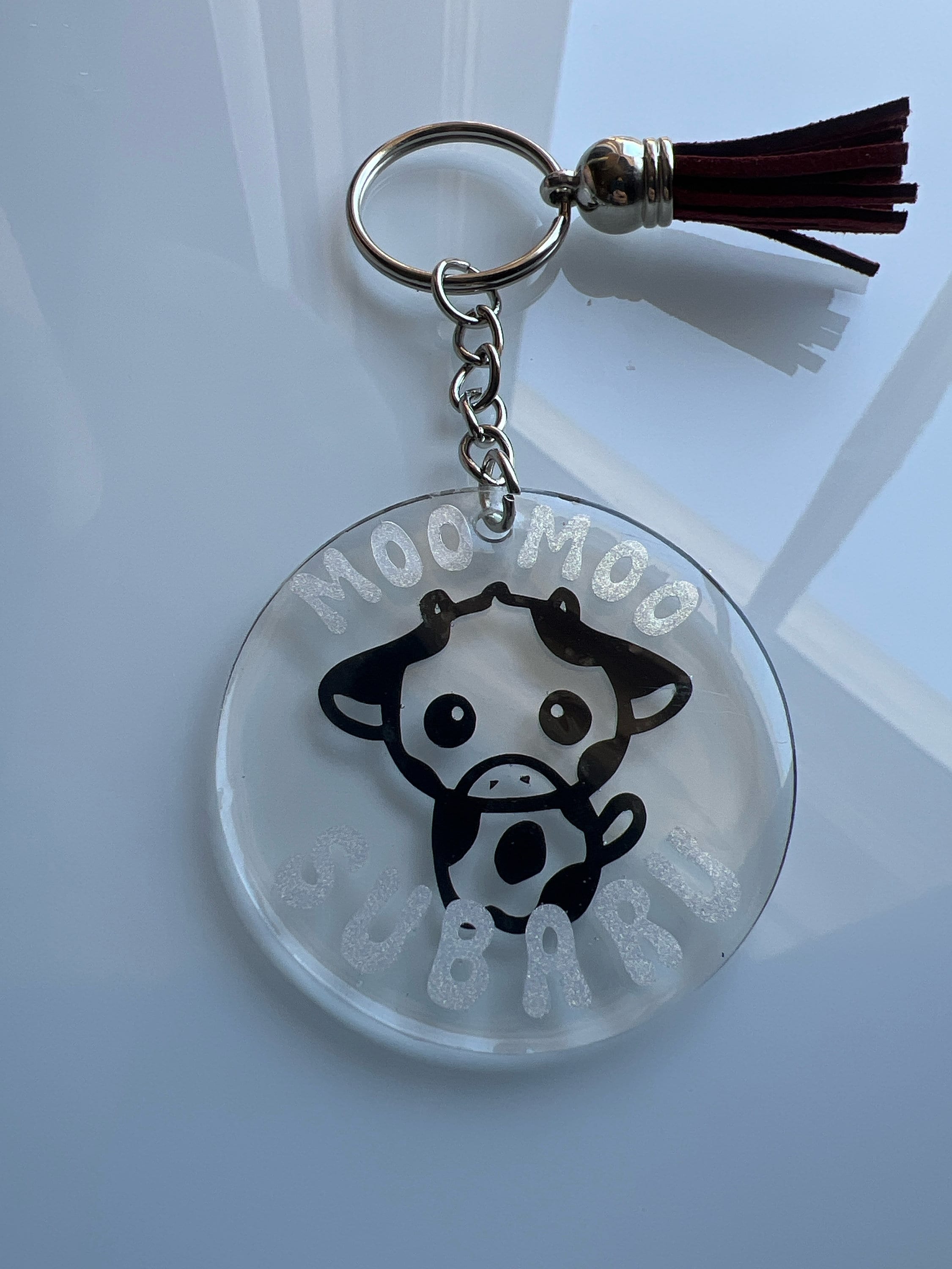 Moo Moo Subaru Keychain Personalized Gifts for Her - Etsy