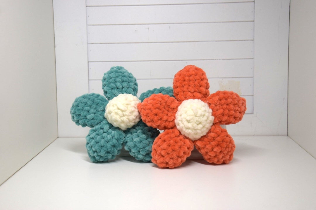 Flower Plushie W/ Color Options - Etsy