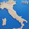 ITALY - 3D Wood Wall Map - Handcrafted, Natural Wood, Manufactur - 12 X ...