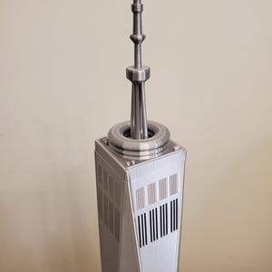 One World Trade Center Model, NYC Skyline Landmark, Modern Skyscraper ...