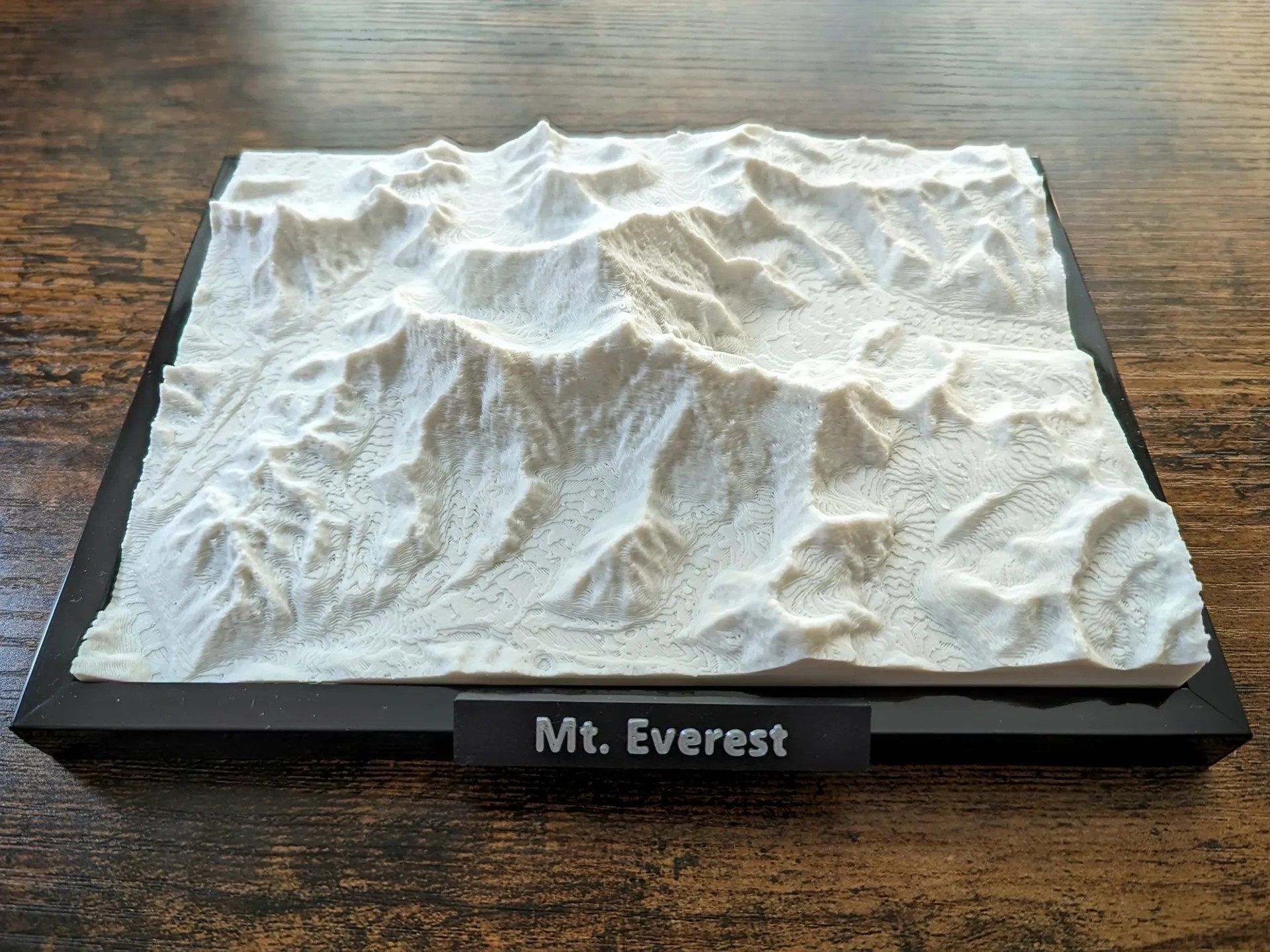 Large Model of Mt. Everest – Detailed Mountain Diorama – Perfect ...