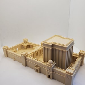 Large Model of the Second Temple | Solomon's Temple | Herod Temple ...
