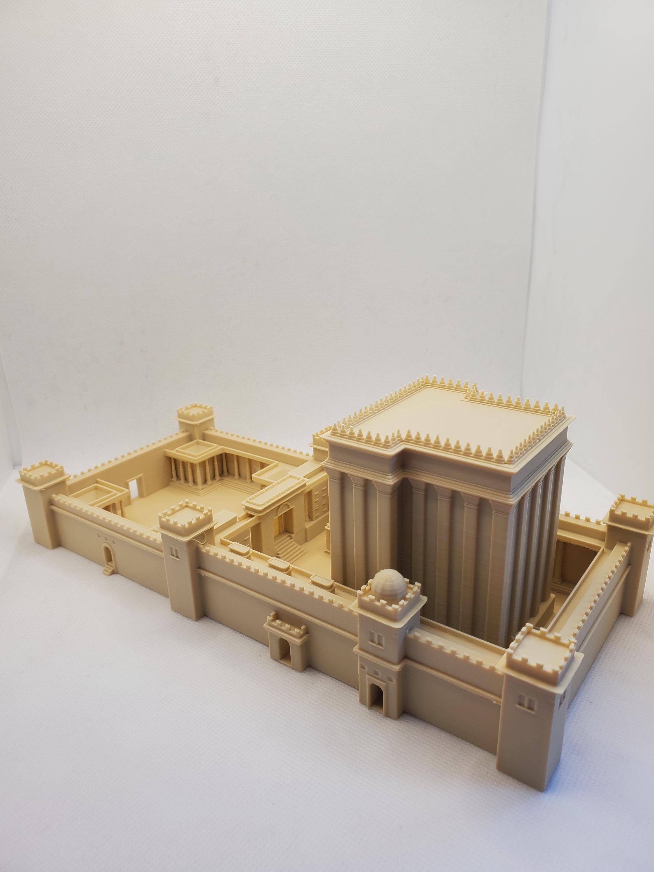 Large Model of the Second Temple | Solomon's Temple | Herod Temple ...