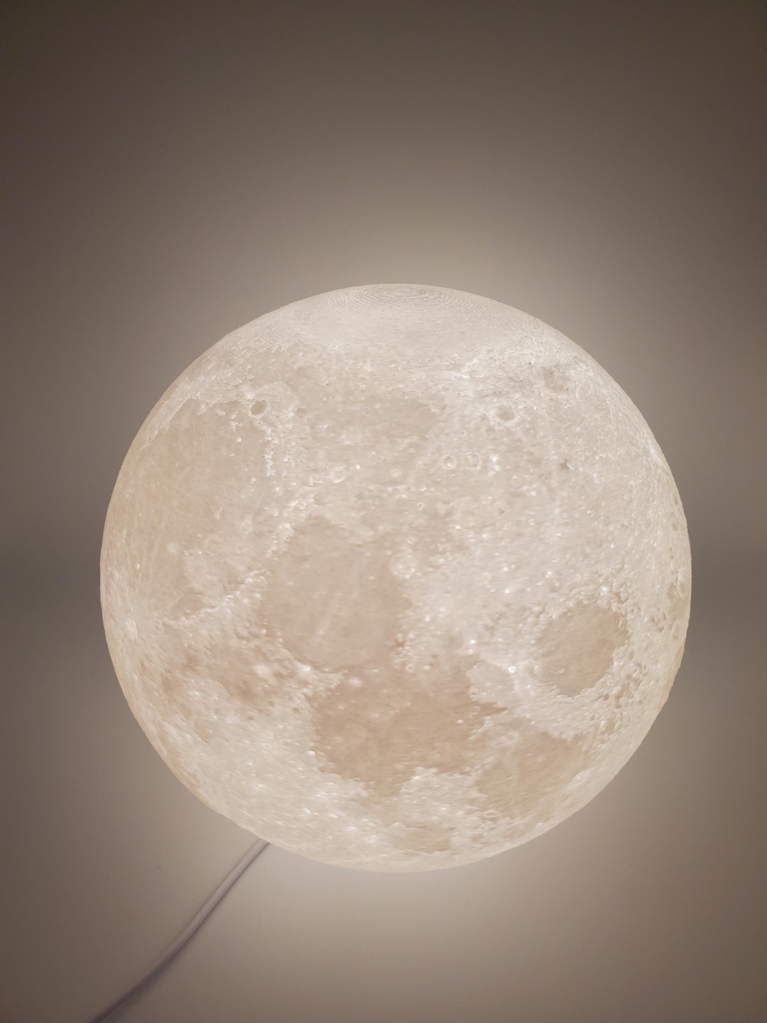 Moon Lamp, Realistic Lunar Surface Night Light, USB Powered LED Moon ...