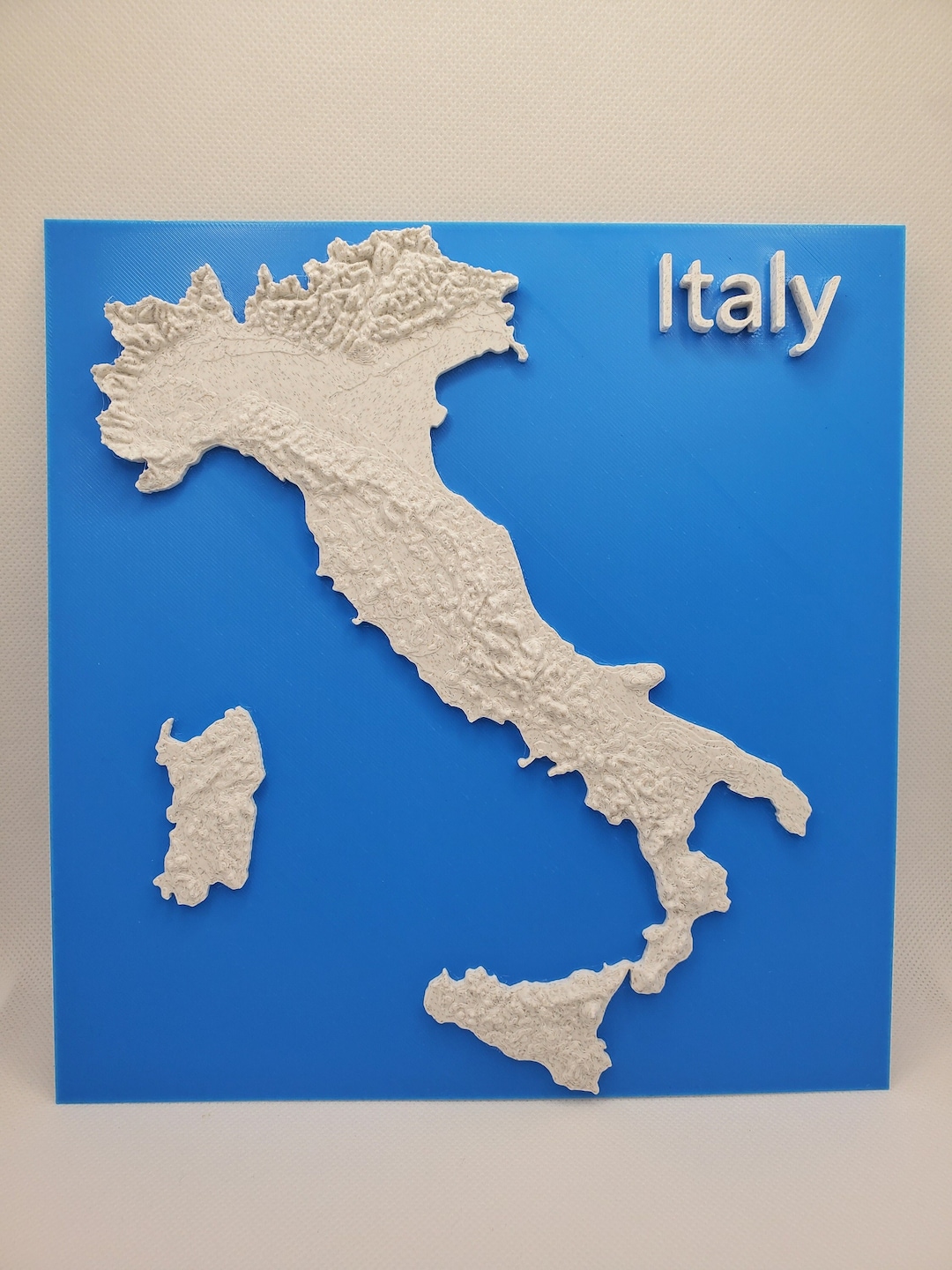 Topographic Map of Italy – Detailed Italy Map Diorama – Perfect Italian ...