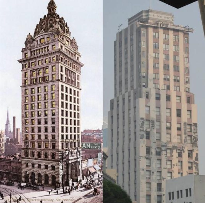 Central Tower San Francisco 3D Printed Model, Historic Architecture ...
