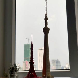 Tokyo Sky Tree Model - Iconic Japan Tower - Detailed Japanese ...