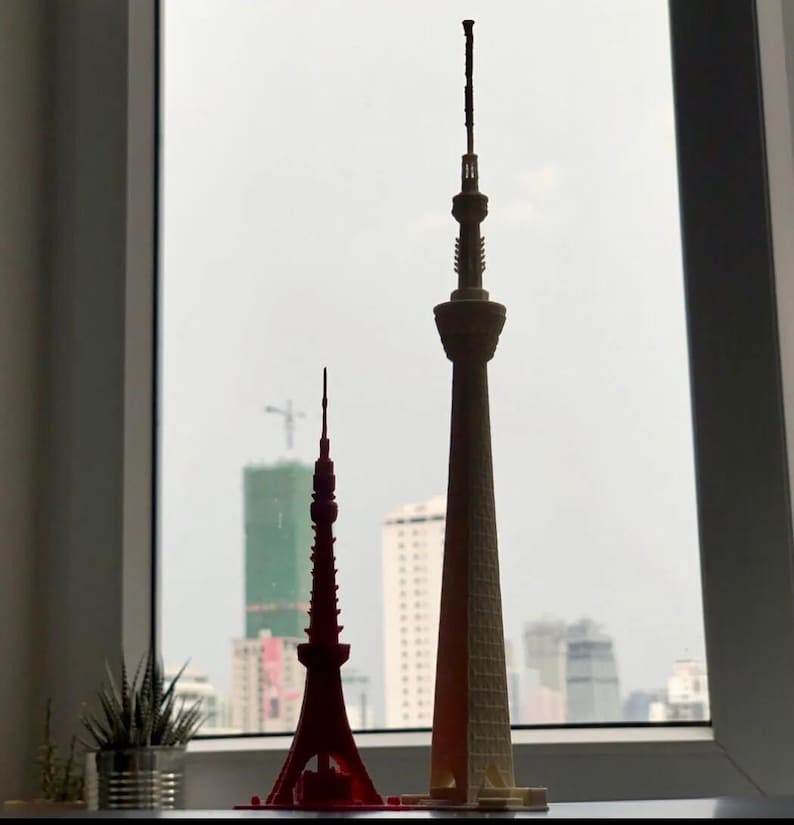 Tokyo Sky Tree Model - Iconic Japan Tower - Detailed Japanese ...