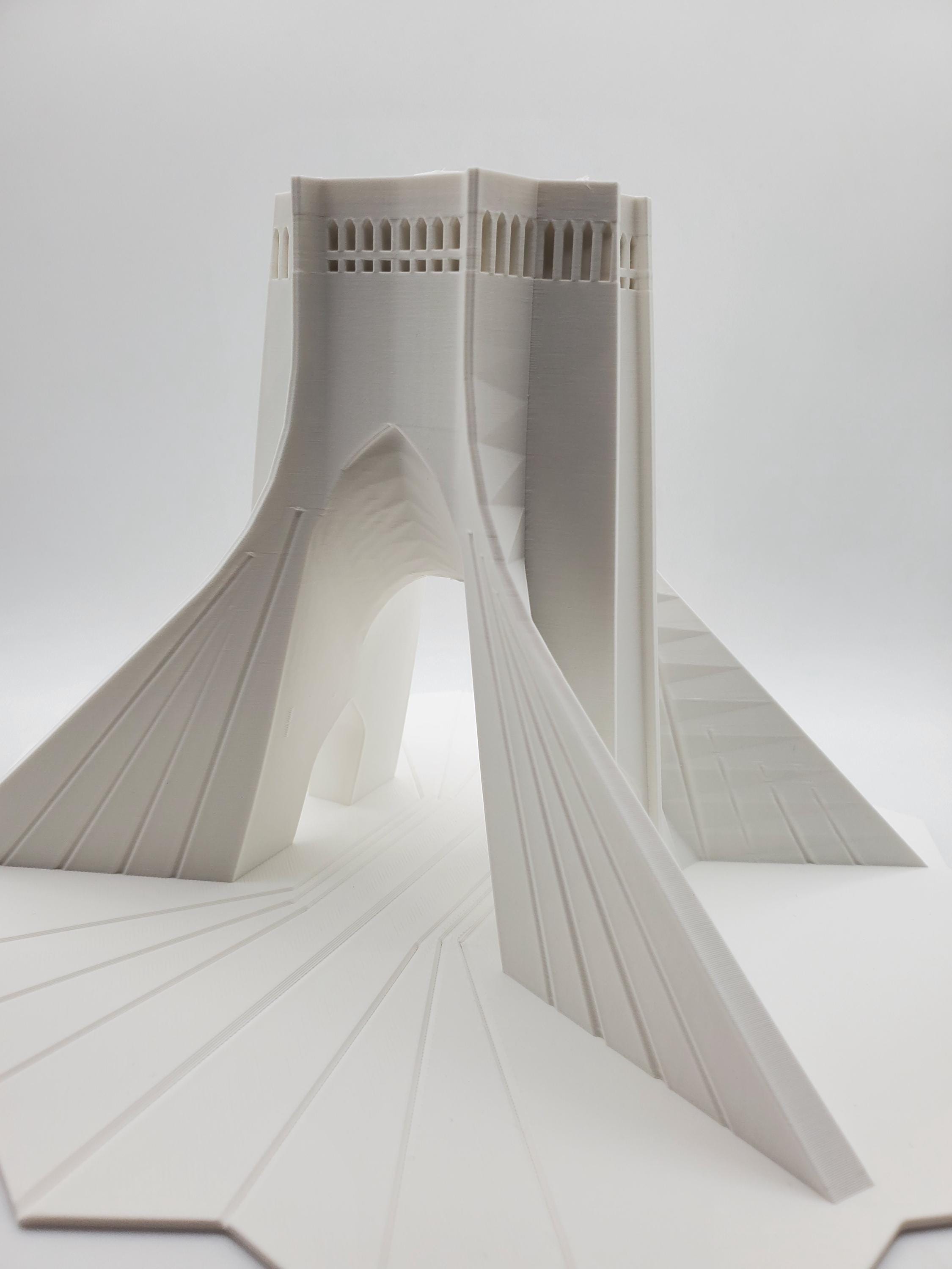 Azadi Tower Model, Tehran Monument Replica, Persian Architecture ...