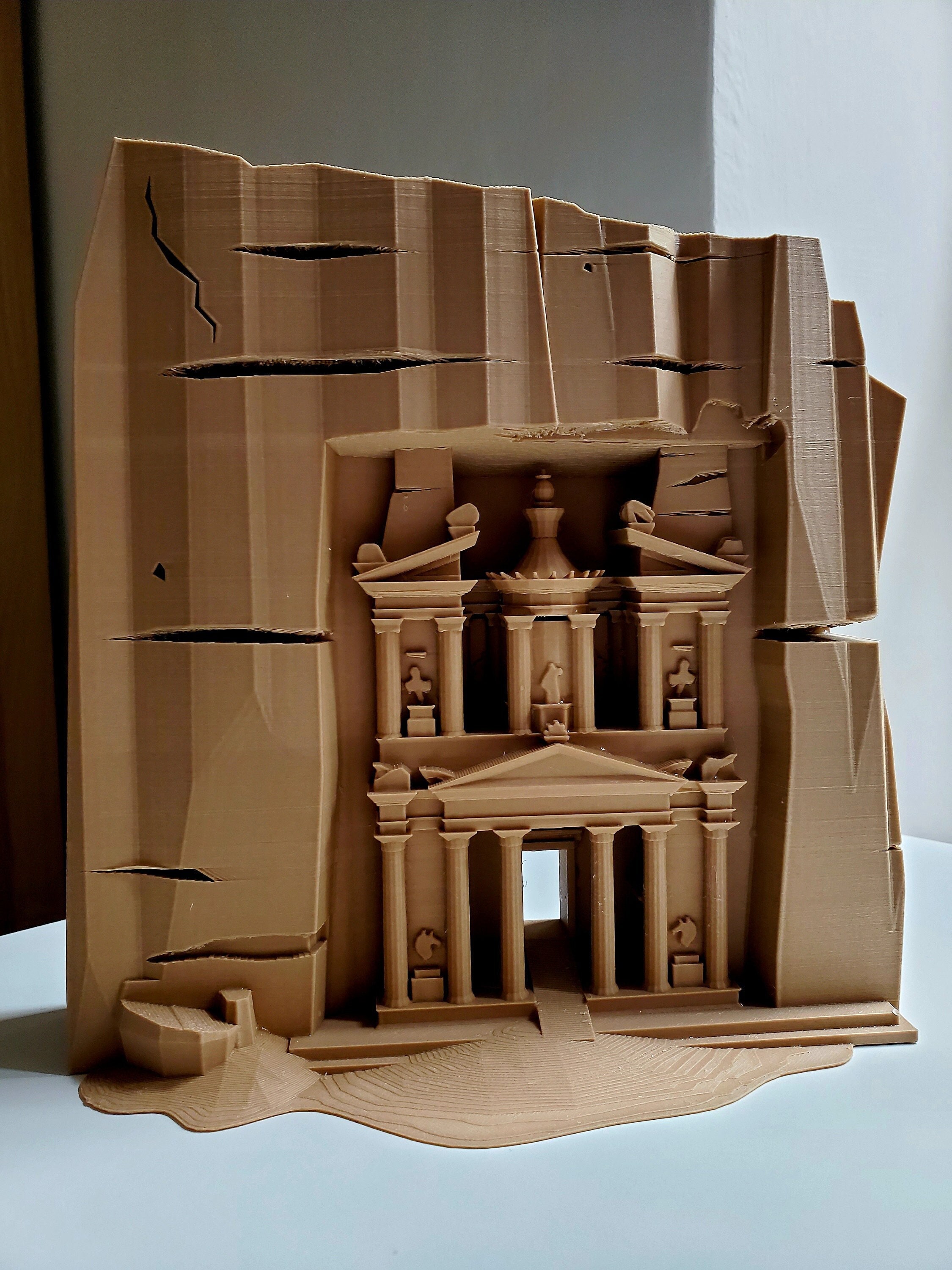 Model of the Treasury in Petra, Jordan, Historic Landmark Replica ...