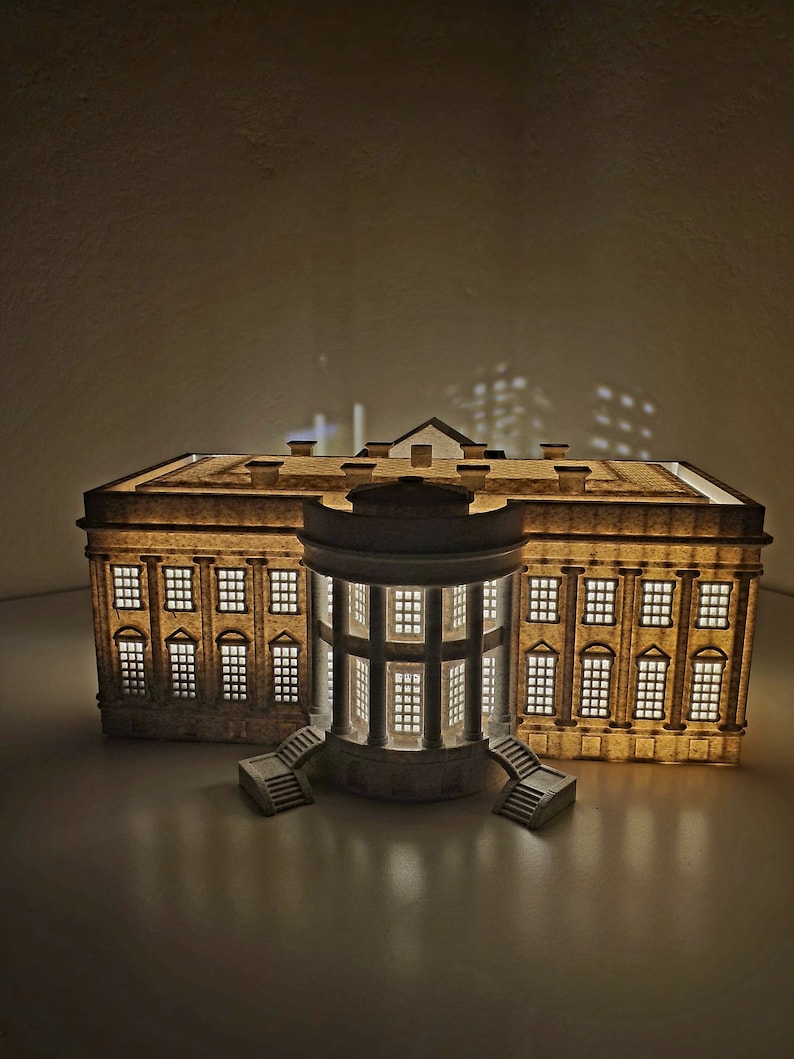 White House Model, White House Miniature, American Landmark Collectible ...