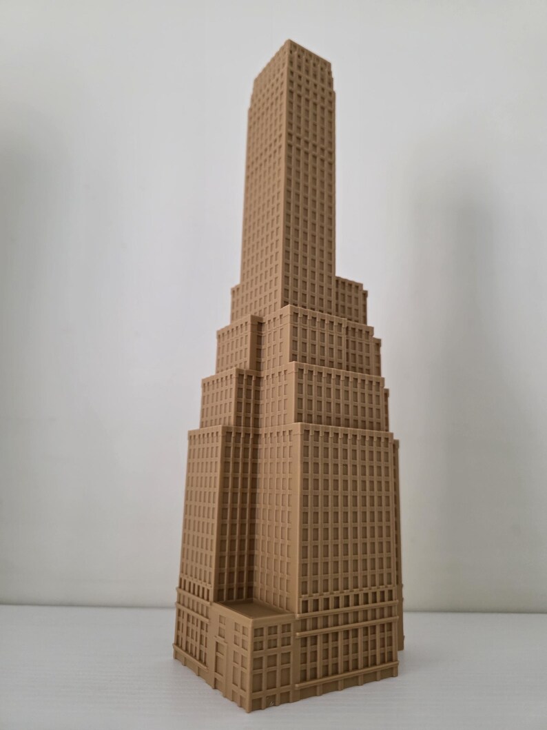 Nelson Tower New York, Art Deco Skyscraper Replica, Architecture Gift ...