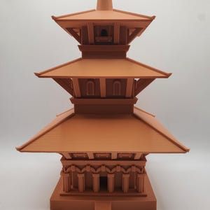 Durbar Square Pagoda Model, Kathmandu Nepal Temple Replica, Asian ...