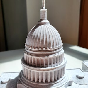 US Capitol Model, Architectural Building Replica, Detailed Scale Model ...