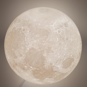 Moon Lamp, Realistic Lunar Surface Night Light, USB Powered LED Moon ...
