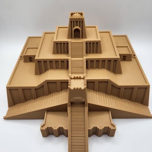 Ziggurat of Ur Model, Ancient Mesopotamian Temple, Historical Landmark ...
