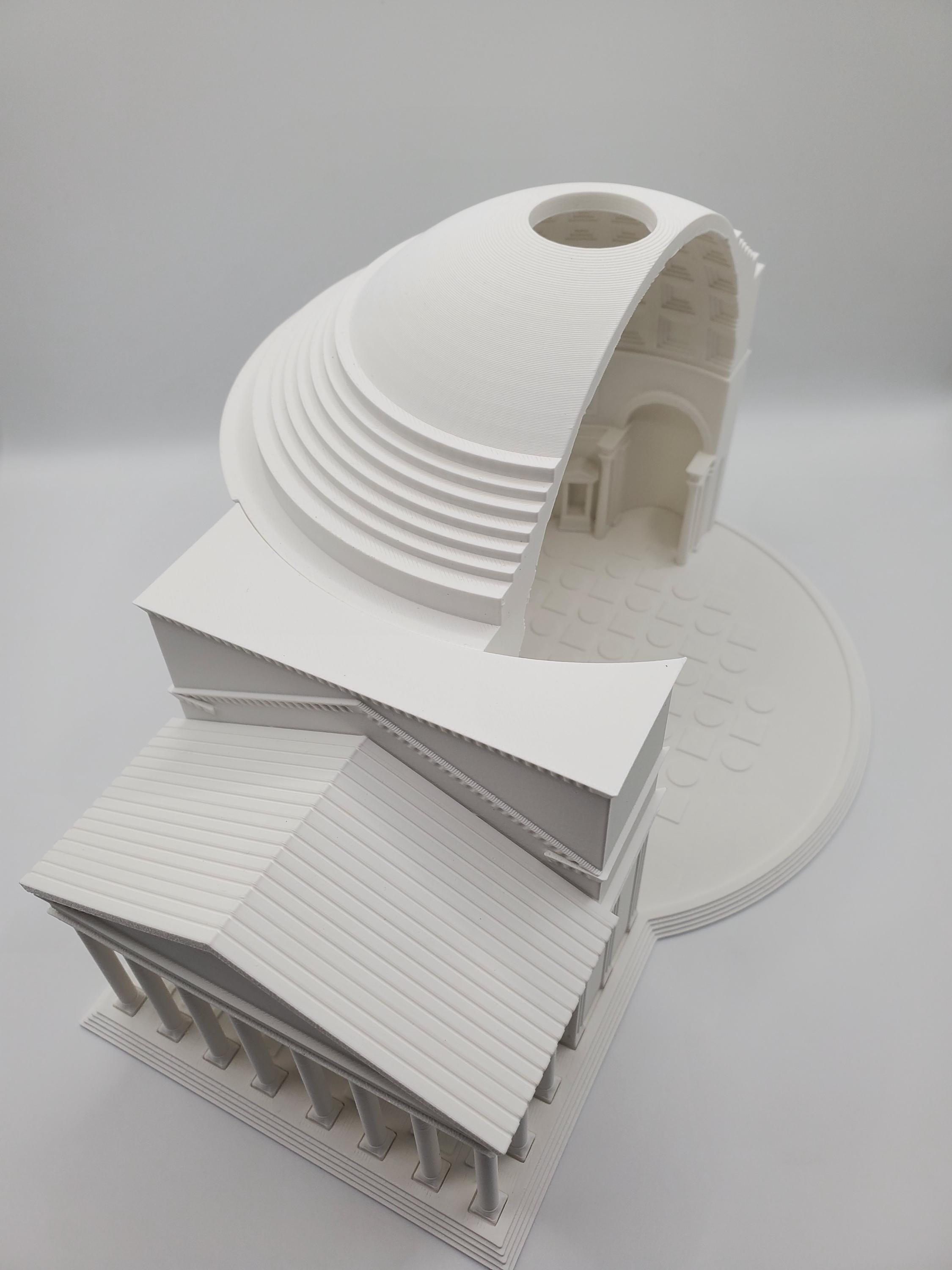 Pantheon Cross Section Model, Ancient Roman Architecture Model ...